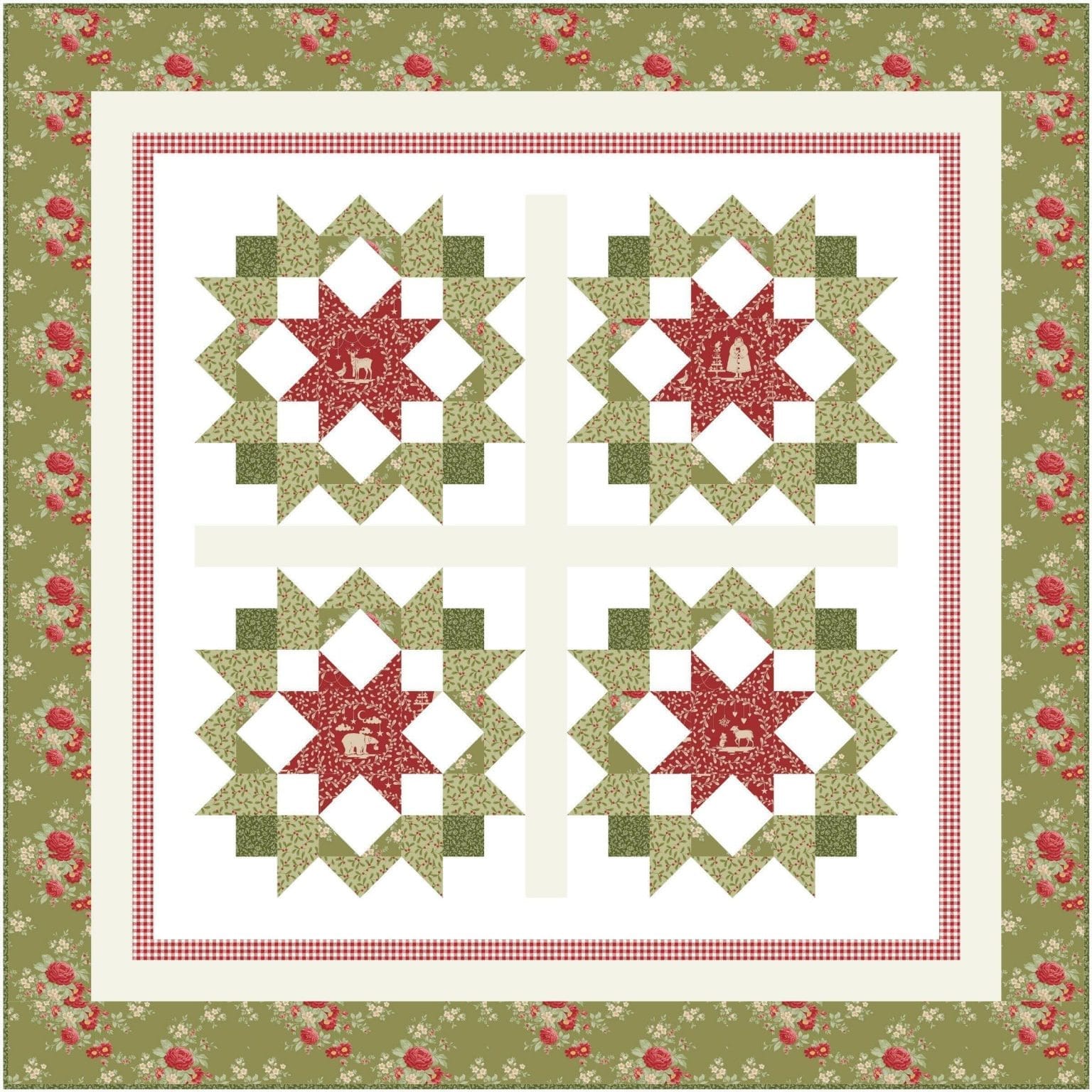 The Blossom Quilt for a Cottage Feel • Maple Cottage Designs