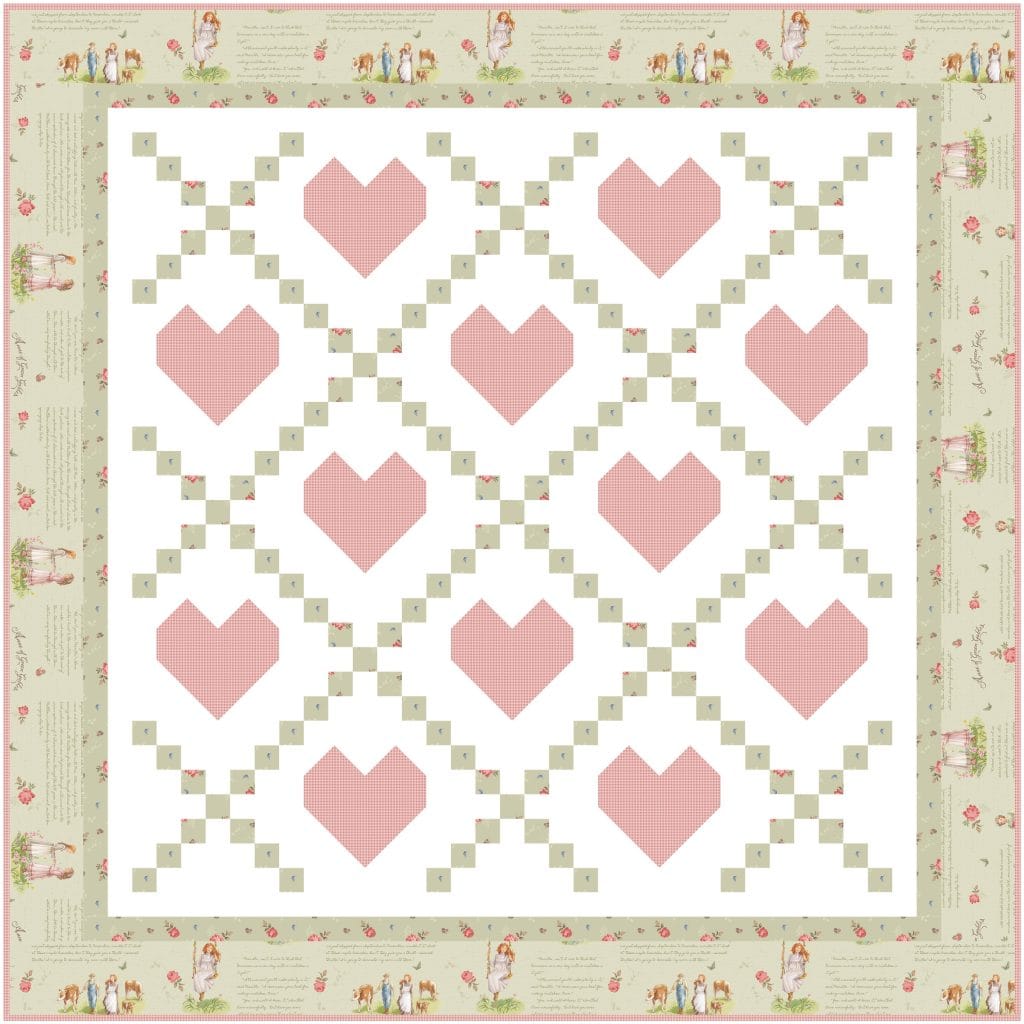 Baby Quilt Kit - Hearts Delight featuring Anne of Green Gables • Maple ...