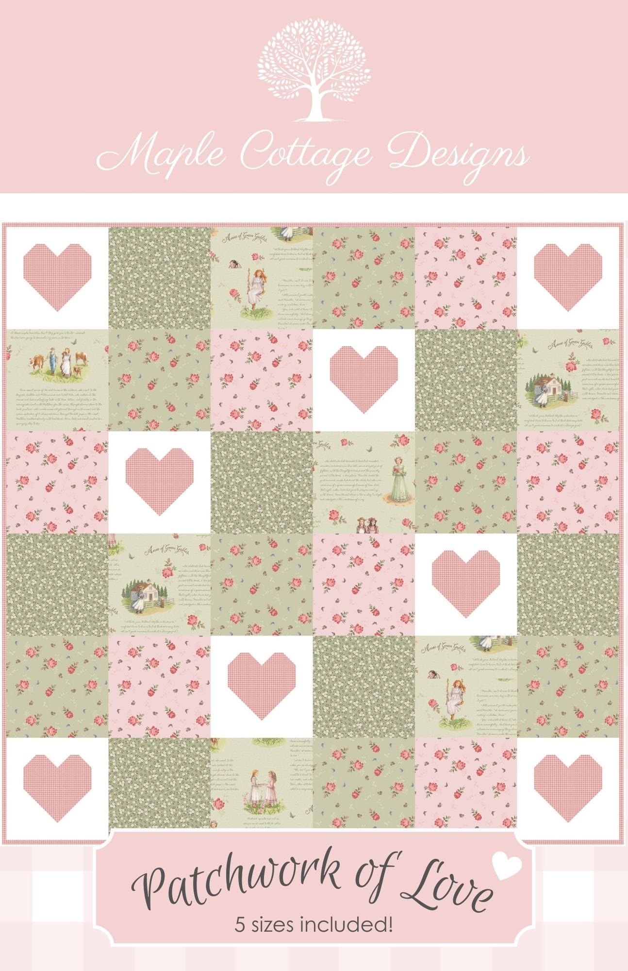 Baby Quilt Kit - Patchwork of Love 2 • Maple Cottage Designs
