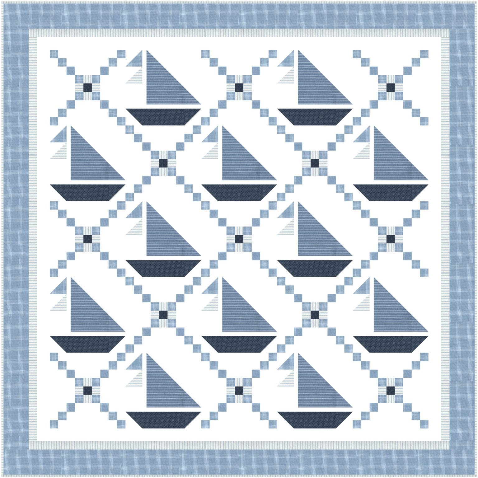 Smooth Sailing Awaits with the Sailing Quilt Pattern • Maple Cottage ...